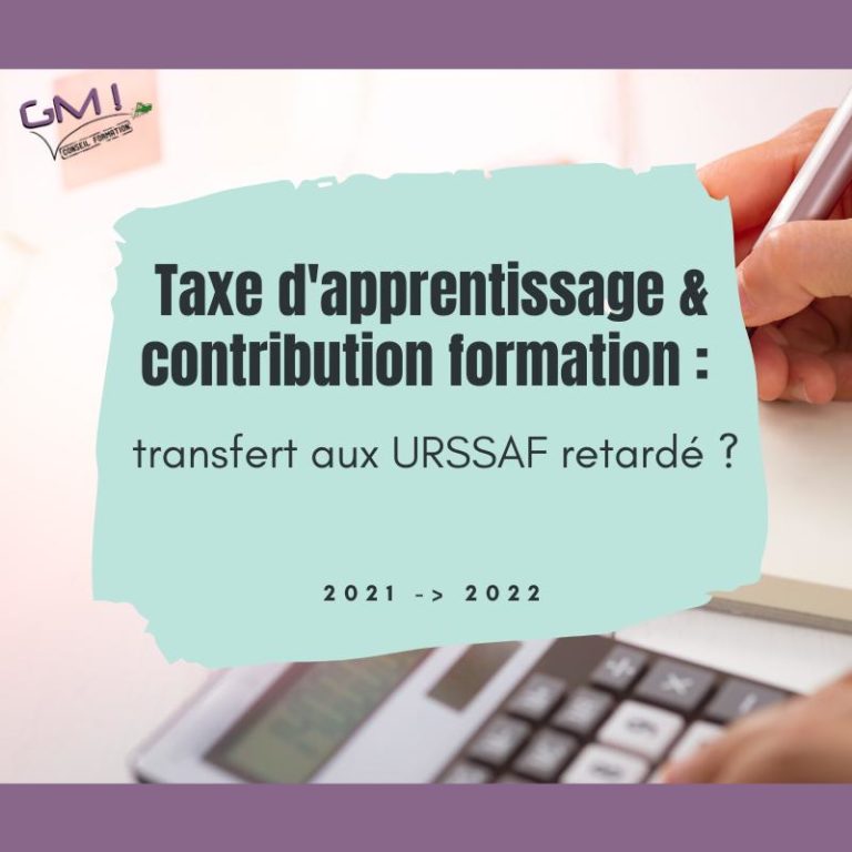 CONTRIBUTIONS FORMATIONS ET TAXE APPRENTISSAGE - GM Conseil Formation